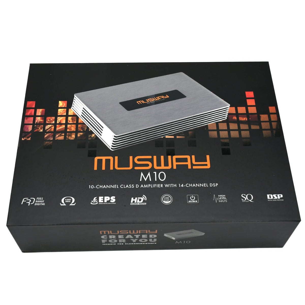 MUSWAY 12 Channel DSP with 10 Channel Amplifier - M10 – CARPLUS