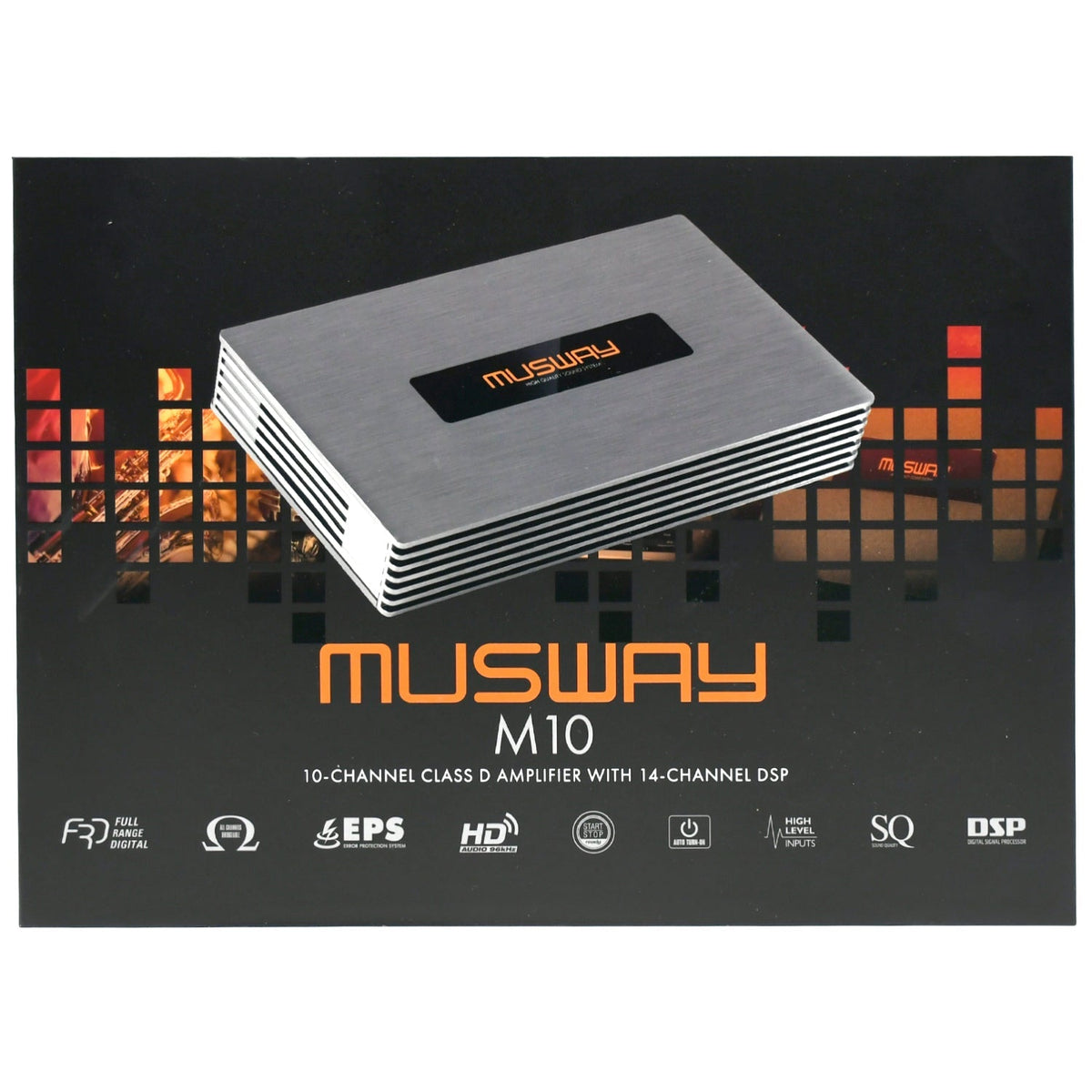 MUSWAY 12 Channel DSP with 10 Channel Amplifier - M10 – CARPLUS