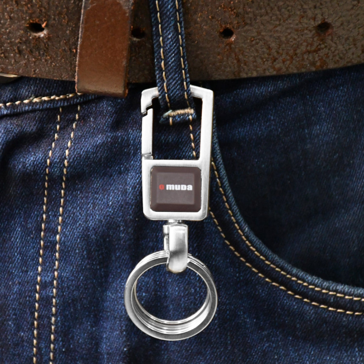 Omuda Stainless Steel KeyChain-3678 (Brown) – CARPLUS