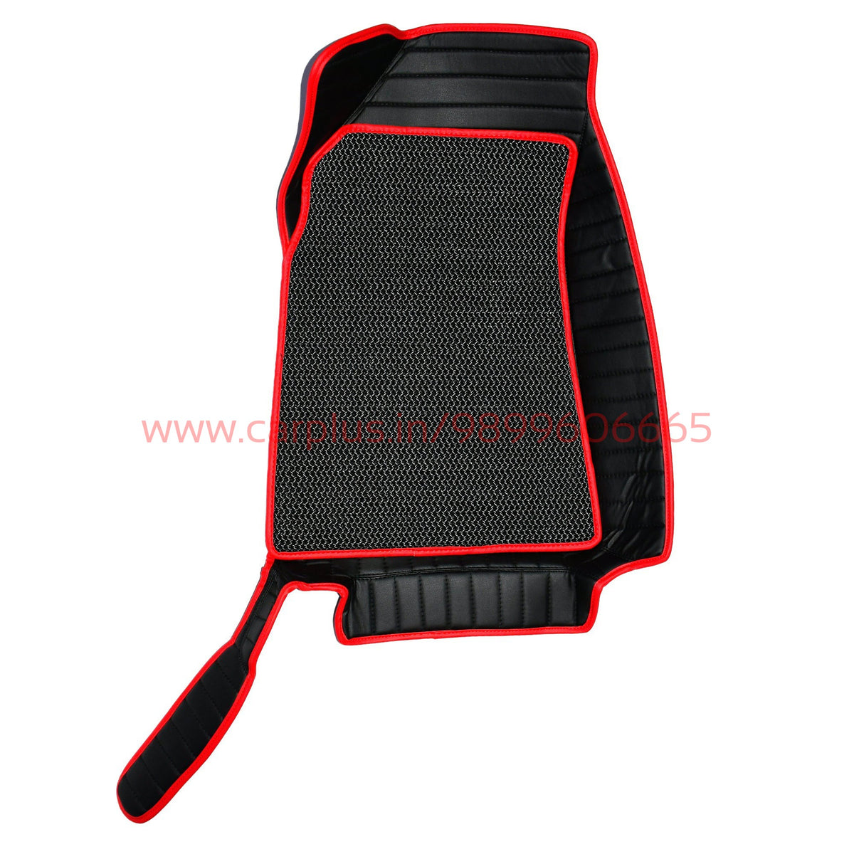 Top Gear 4D Boss HC Leatherite Car Mats for MG ZS EV-Red//Black(HC-Sil – CARPLUS