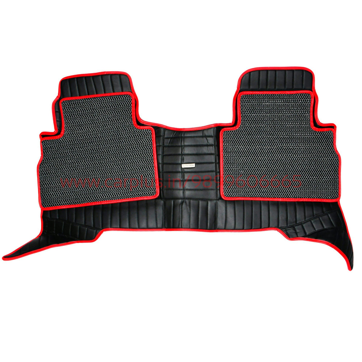 Top Gear 4D Boss HC Leatherite Car Mats for MG ZS EV-Red//Black(HC-Sil – CARPLUS