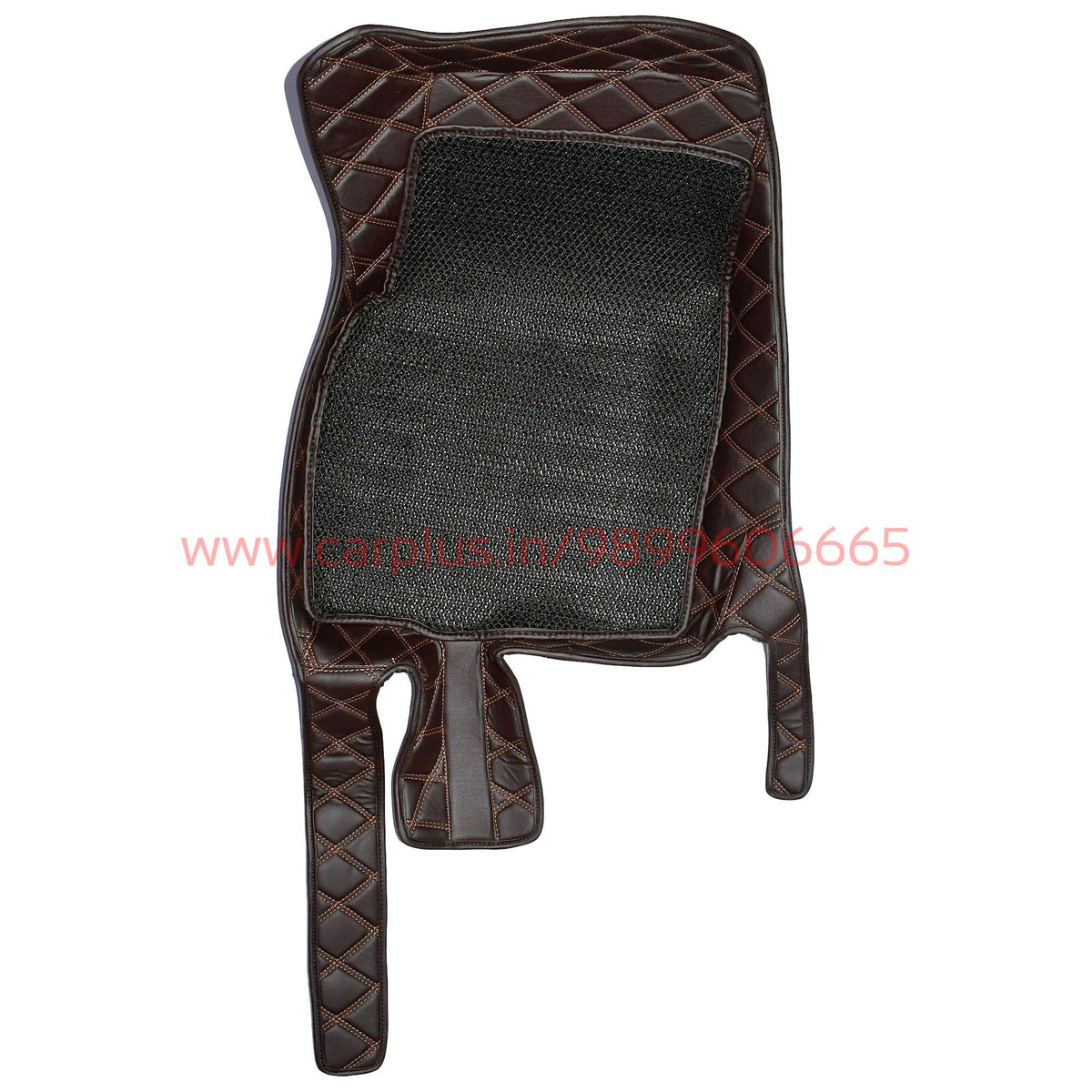 Top Gear 4D Cross HC Leatherite Car Mats for Volkswagen Virtus- Black( – CARPLUS