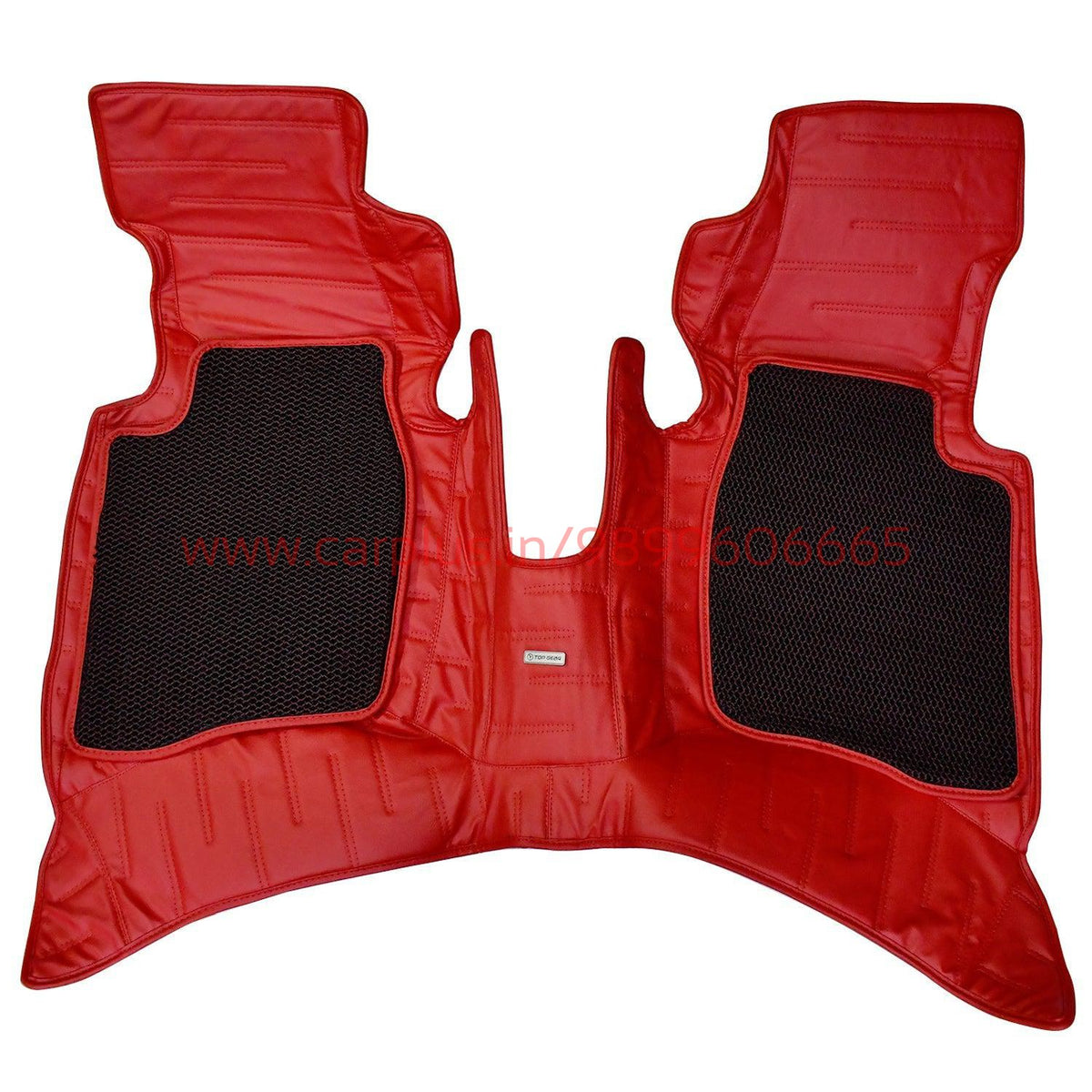 Top Gear 4D Rody HC Leatherite Car Mats for Maruti Suzuki Jimny - Red( – CARPLUS