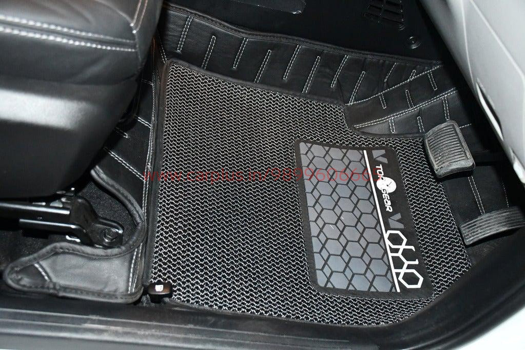 Top Gear 4D Rody HC Leatherite Mats for KIA Sonet (1st GEN, Black) – CARPLUS