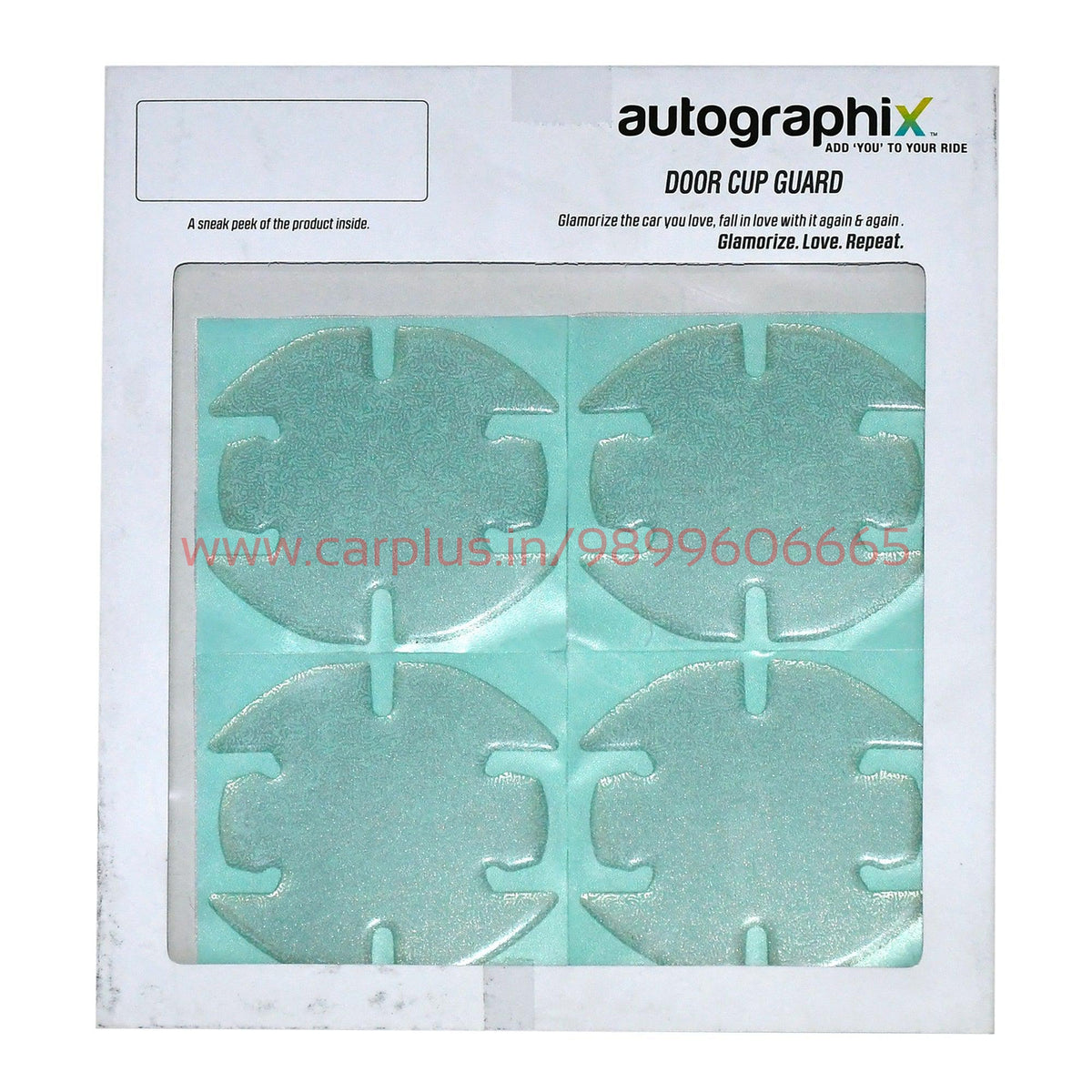 Autographix Domed PVC Flower Door Guard (4Pcs) – CARPLUS