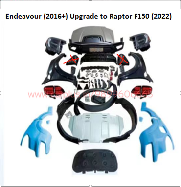Body Kit for Ford Endeavour (2016+) Upgrade to Raptor F150 (2022) – CARPLUS
