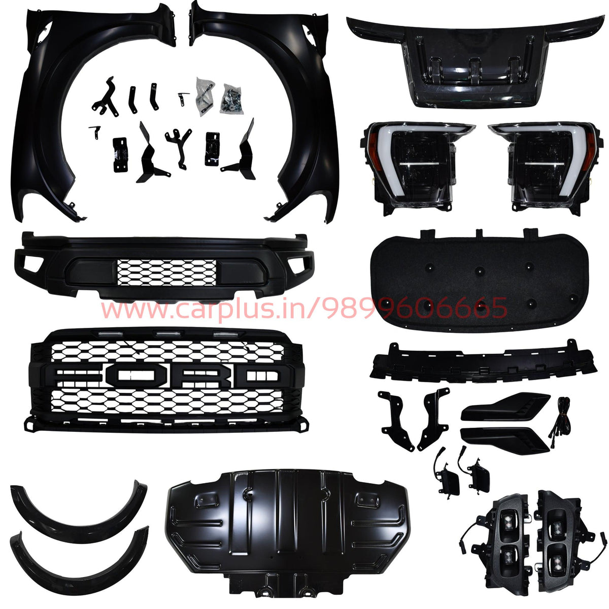 Body Kit for Ford Endeavour (2016+) Upgrade to Raptor F150 (2022) – CARPLUS