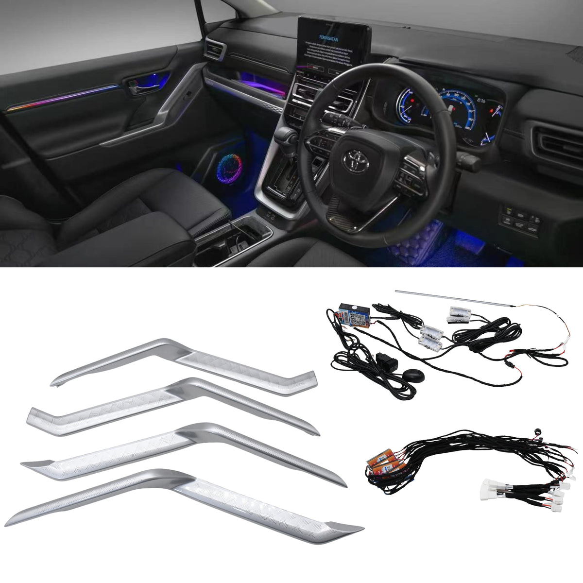 Cardi High End Series 17in1 Plug & Play Wirings Ambience Light for Toy ...