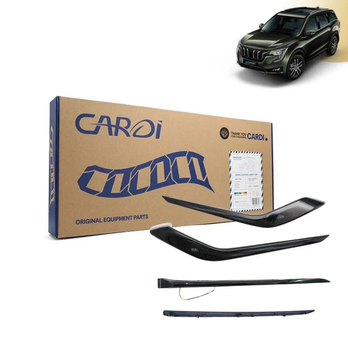 Cardi High End Series 18in1 Ambience Light With 4 Black Trim Parts for ...