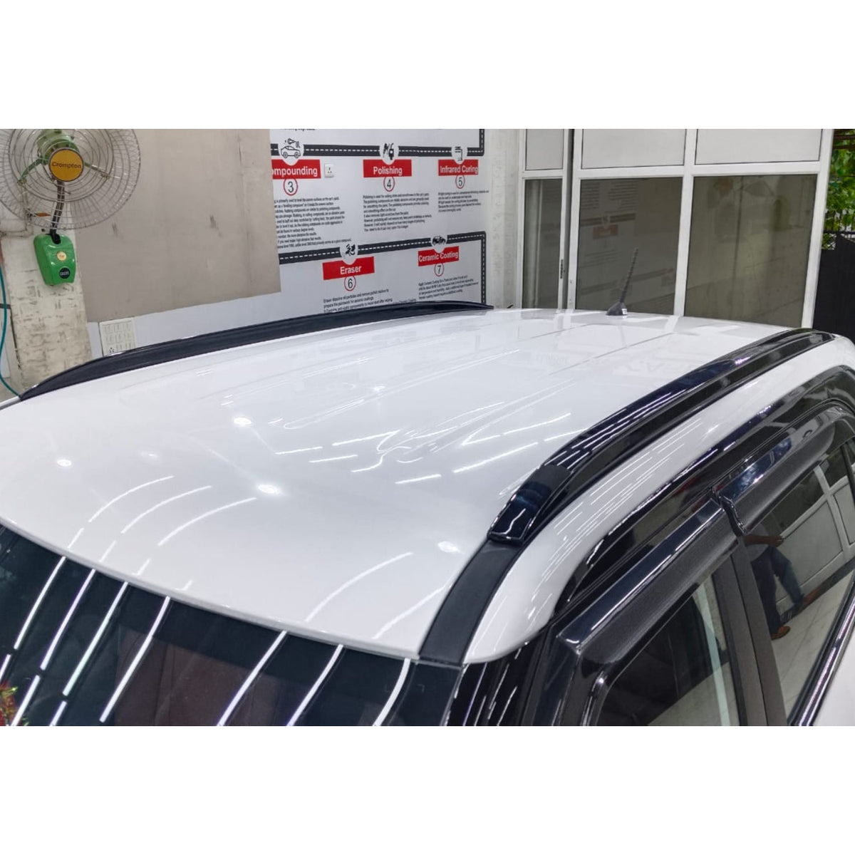 Exelent ABS Roof Rails for Hyundai Creta 2nd Gen-Glossy Black – CARPLUS