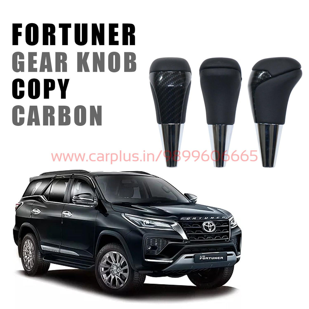 Fortuner Gear knob Copy carbon – CARPLUS