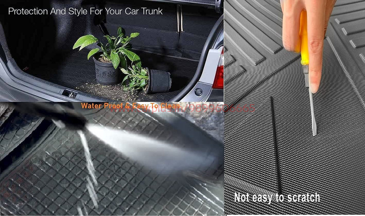 GFX Car Trunk Mat for Volkswagen Taigun – CARPLUS