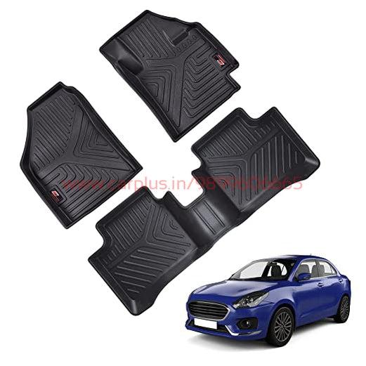 GFX Life Long Car Mats for Maruti Suzuki Dzire (2017-2021)-Black – CARPLUS