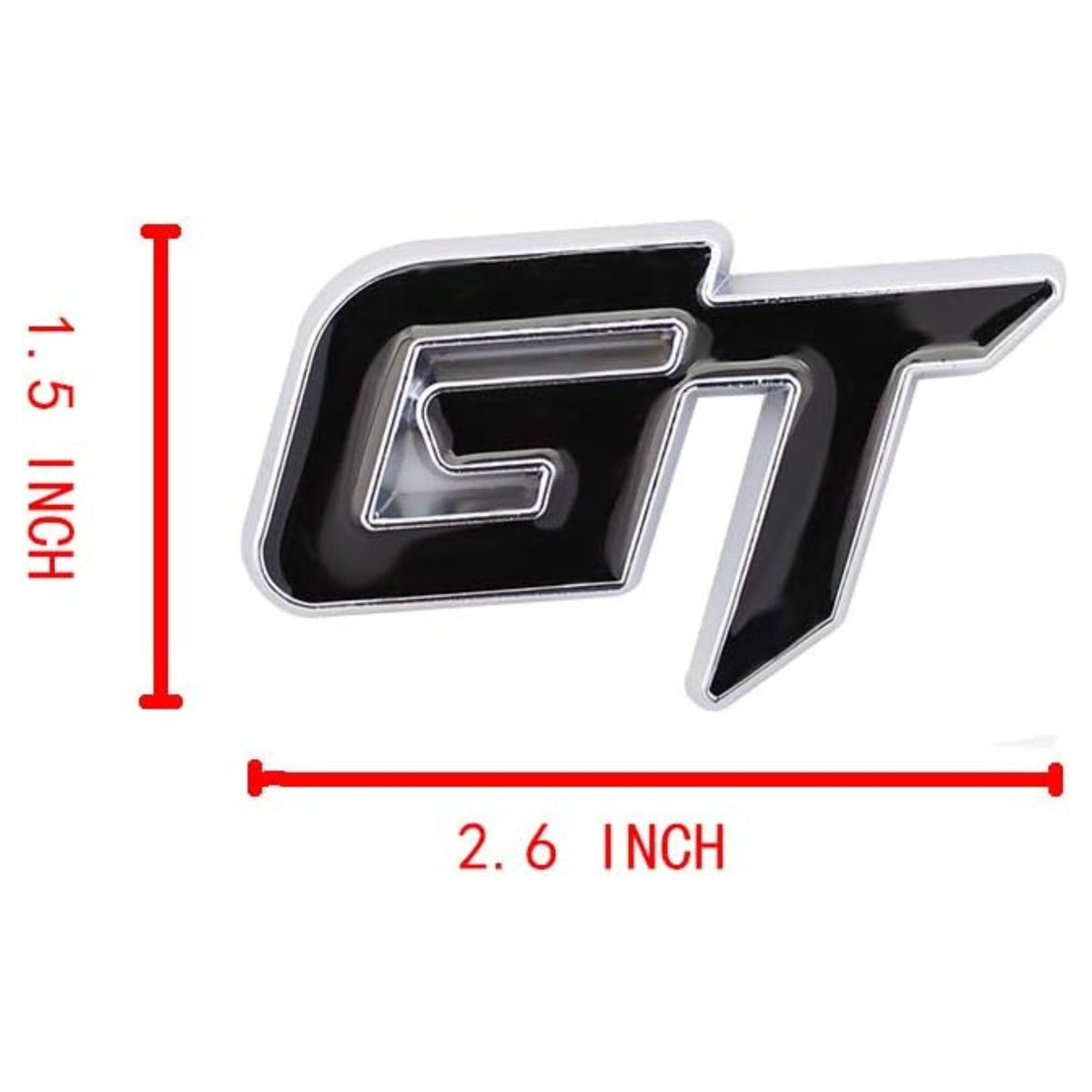 GT Emblem 3D Badge – CARPLUS
