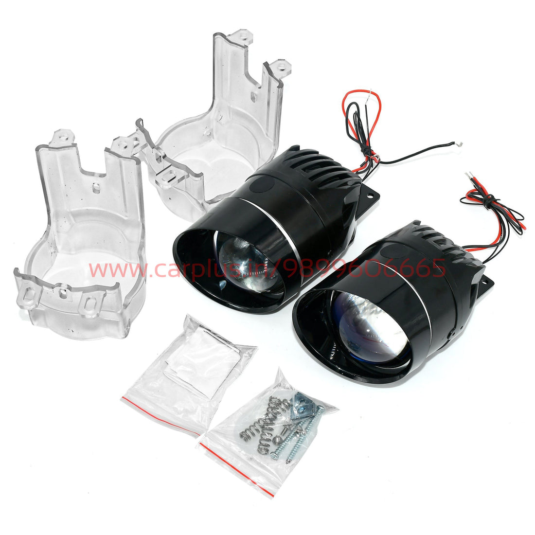 GTR 3.0" BI-LED Fog Lamp Projector Lens 5800K – CARPLUS