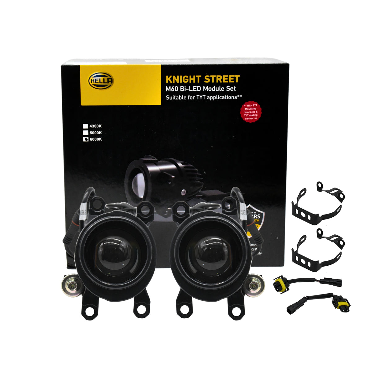 HELLA Knight Street M60 Bi-LED Module Set 6000K(358.206-311) – CARPLUS