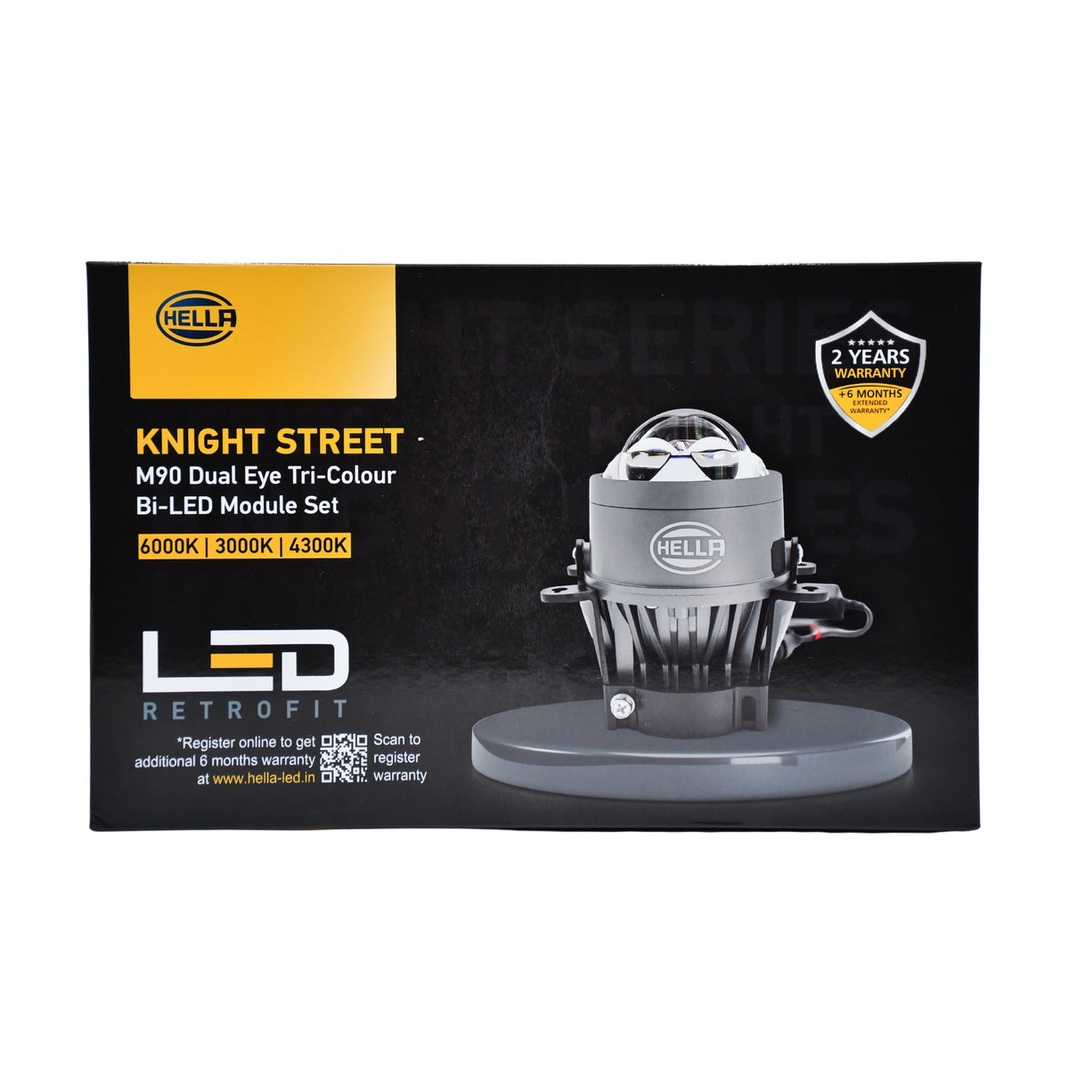 HELLA Knight Street M90 LED Module Dual Beam With Tri Color(358.213-66 ...