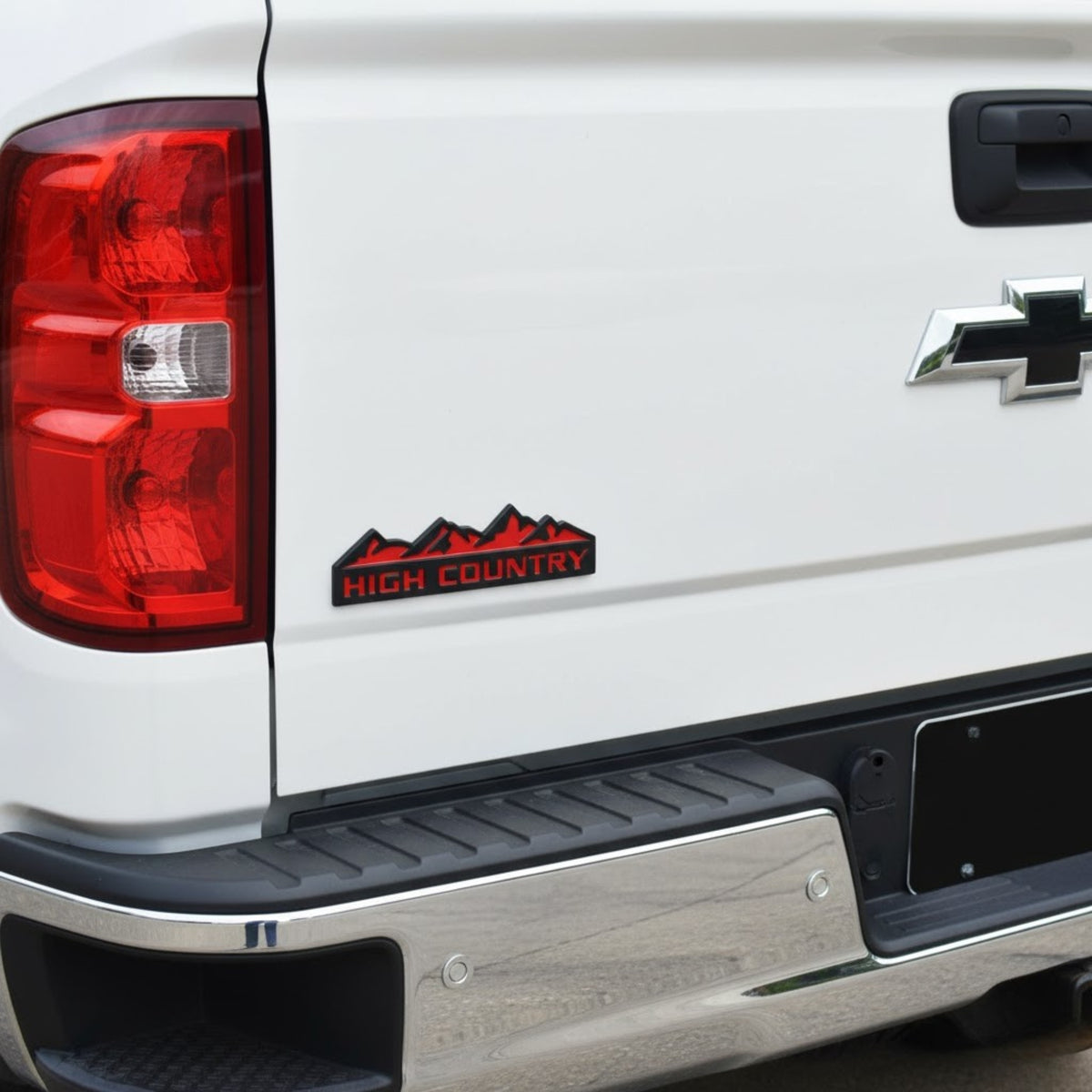 HIGH COUNTRY Emblem 3D Badge Red & Black – CARPLUS