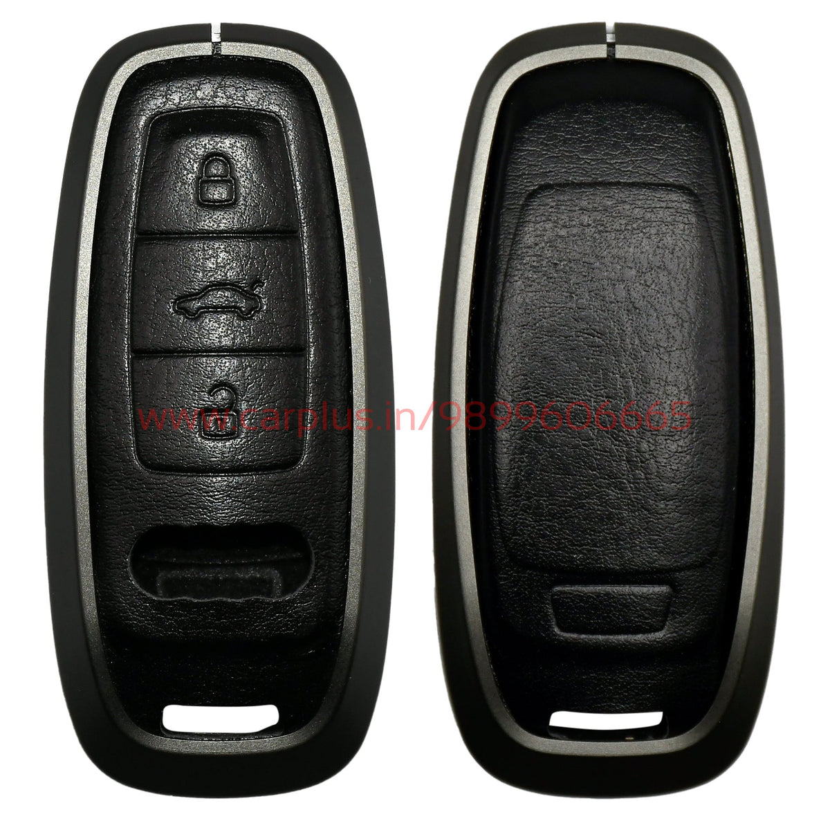 KMH Aluminium Alloy Key Cover for Audi(D4)-Gun Black – CARPLUS