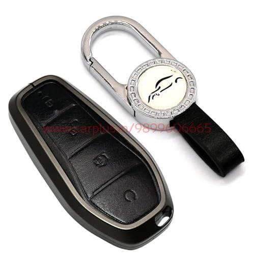 KMH Aluminium Alloy Key Cover for BYD-Gun Black with Keychain – CARPLUS