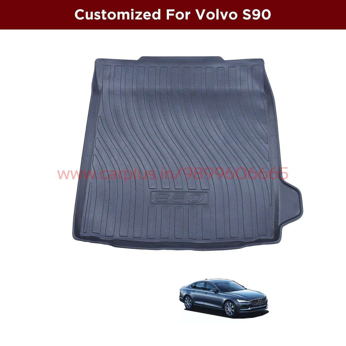 KMH Cargo Boot Mat for Volvo S90 (1st GEN)-Old Model – CARPLUS