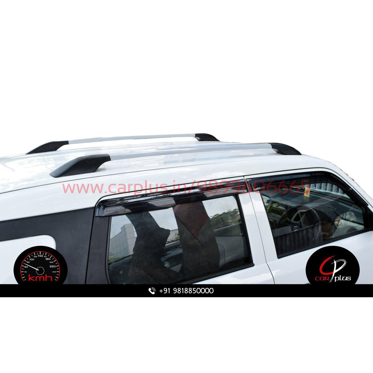 KMH Chrome Line Door Visor for Maruti Suzuki WagonR-2021 – CARPLUS