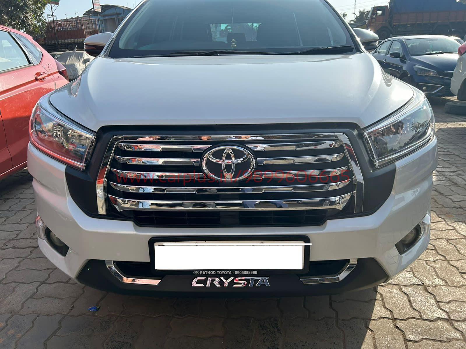 KMH Front Bumper with 3D Words for Innova Crysta-2023 – CARPLUS