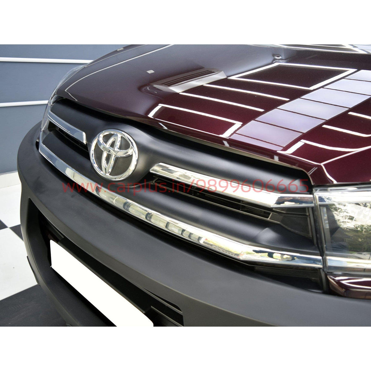 KMH Front Grill Cover For Toyota Innova Crysta (2nd GEN, Set of 3Pcs ...