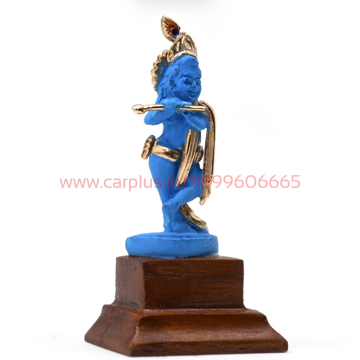 KMH High Quality Ceramic God Idol for Krishna Blue, Small (KAGD010 ...