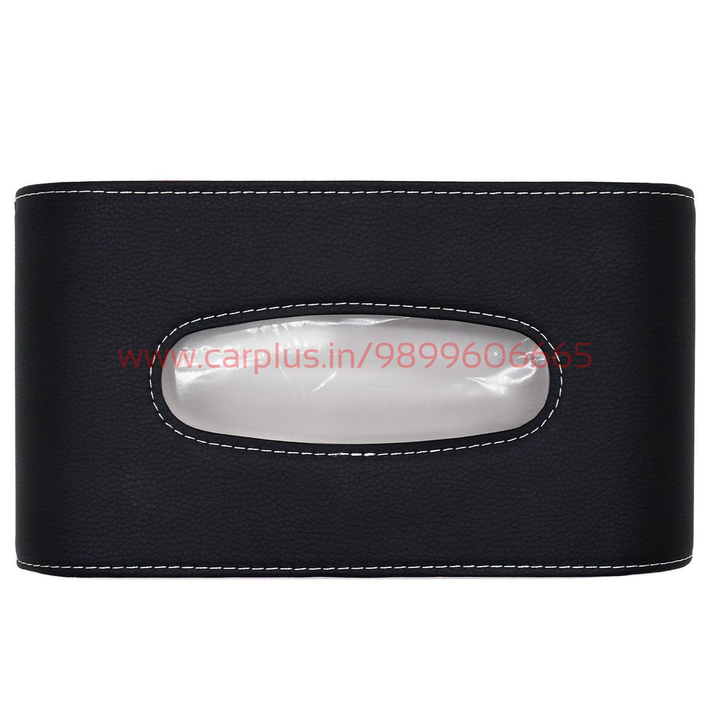 KMH Leatherite Tissue Box(Black & Red) – CARPLUS