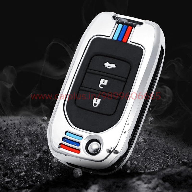 KMH Metal With Silicone Car Key Cover for Honda D4 (KC 50) – CARPLUS