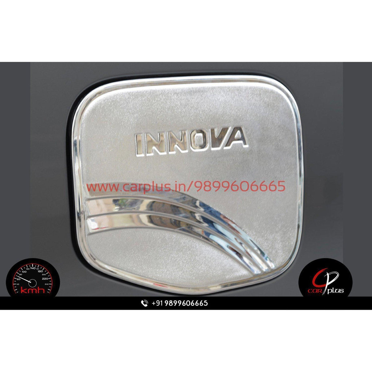 KMH Petrol Tank Cover Chrome For Toyota Innova Crysta (2nd GEN) – CARPLUS