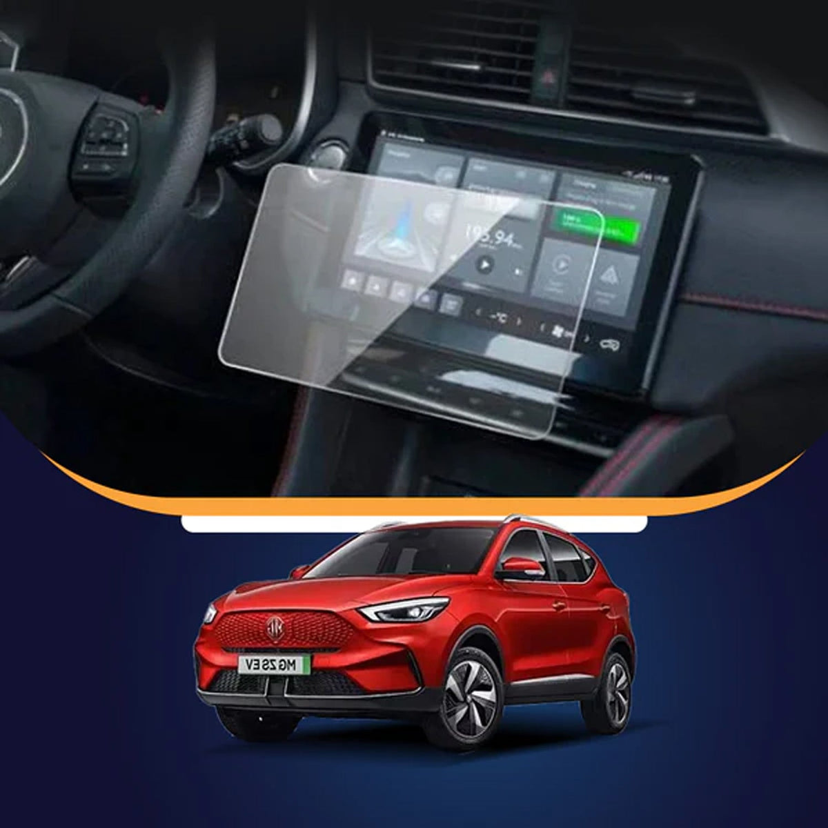 KMH Premium Screen Protector for MG Astor / ZS EV 10 Inch – CARPLUS