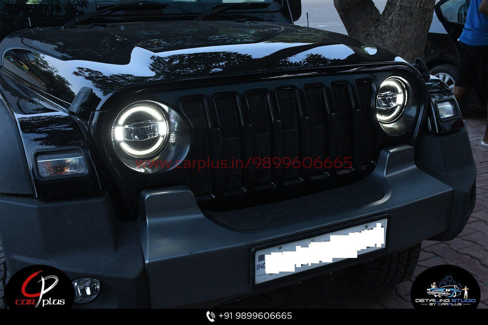 KMH Wrangler Design Headlight for Mahindra Thar (2nd GEN) – CARPLUS