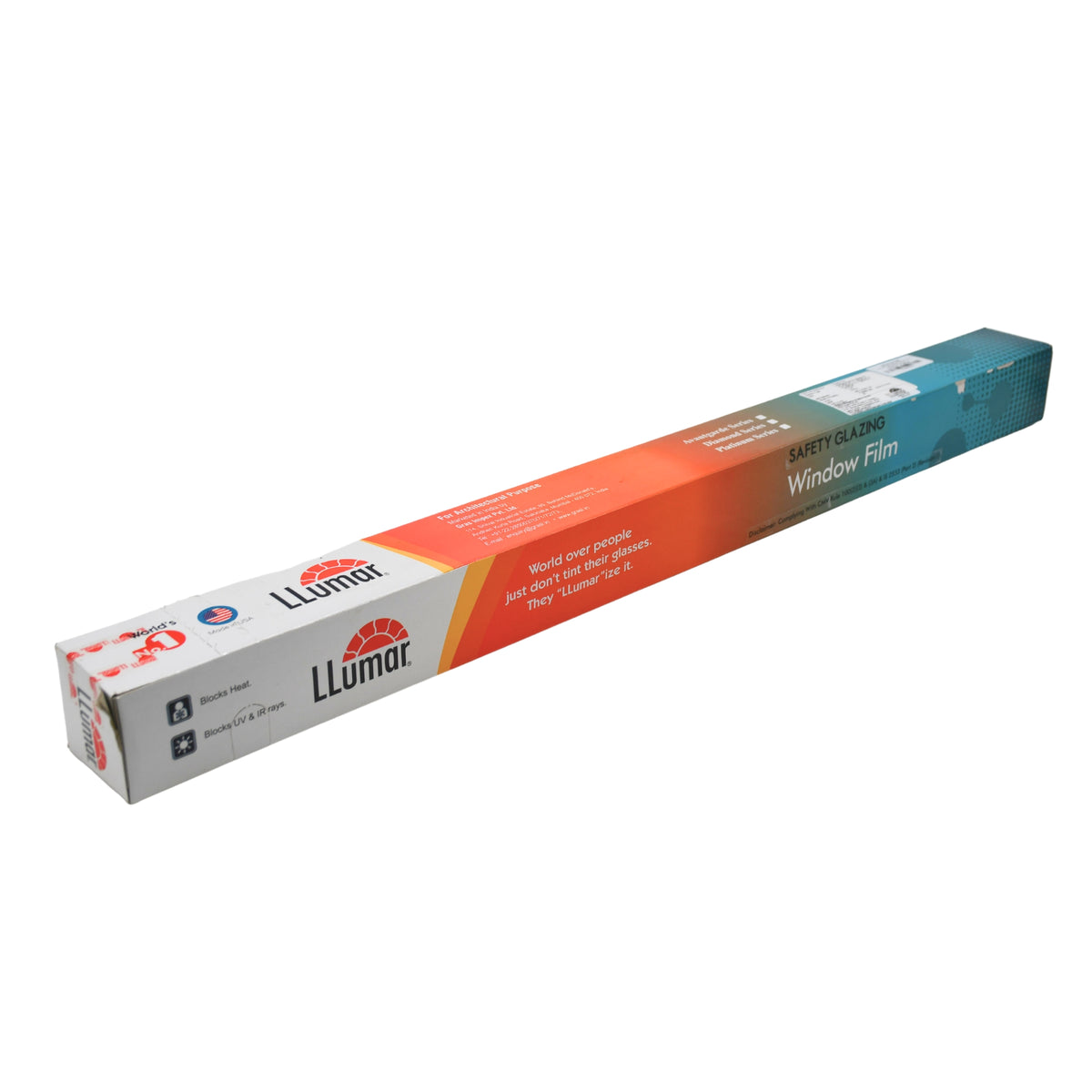 Llumar Safety Glazing Window Film Avantgarde Series Stratos 70 (30 Sqf ...