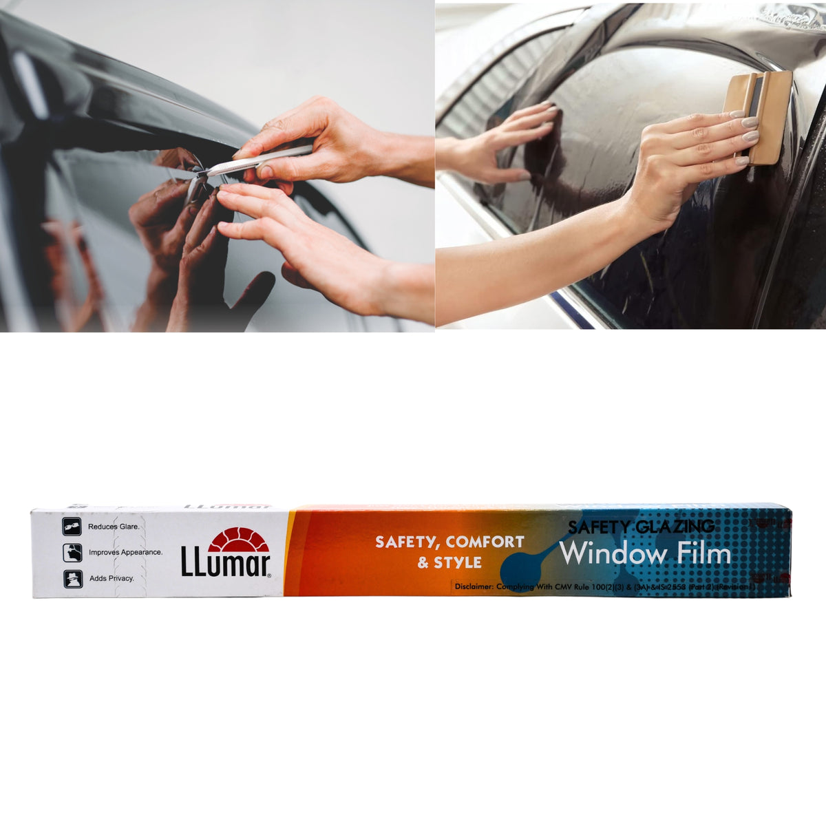 Llumar Safety Glazing Window Film Avantgarde Series Stratos 70 (33.33 ...