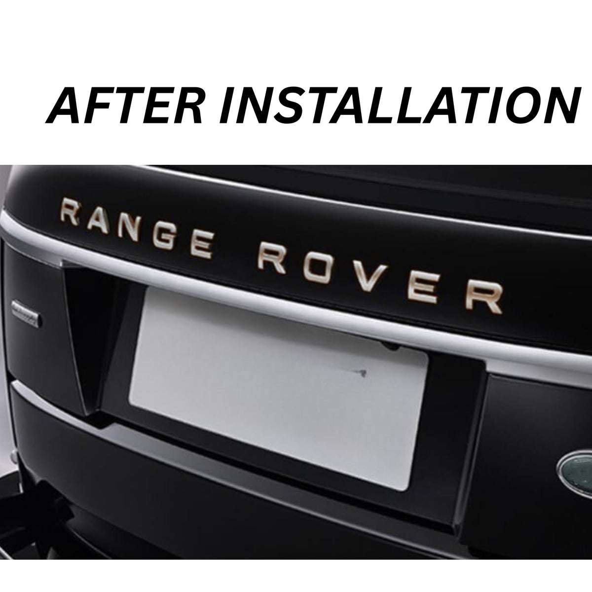 RANGE ROVER Emblem 3D Letters – CARPLUS