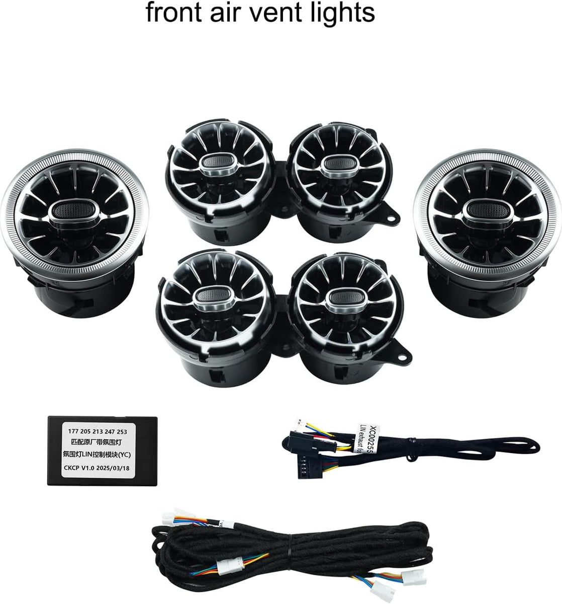 S-class W222 Front And Rear Air Vent (64 color) – CARPLUS