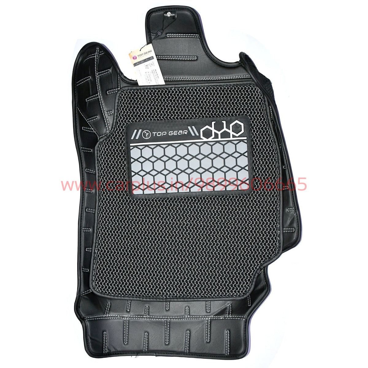 Top Gear 4D Rody HC Leatherite Car Mats for Tata Nexon M/T-Black(HC-Si ...