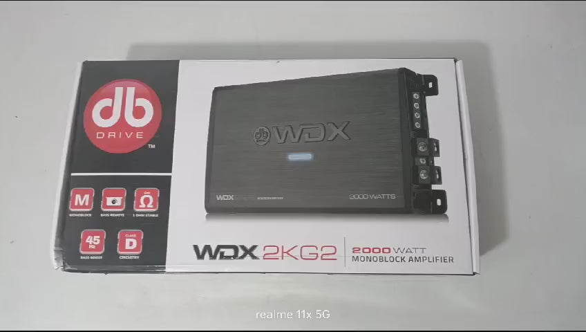DB Drive Mono Amplifier- (WDX 2KG2) – CARPLUS
