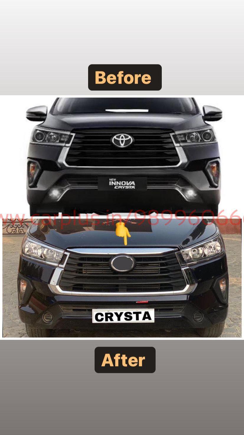 KMH Bonnet Trim Chrome for Toyota Innova Crysta (2nd GEN FL) – CARPLUS