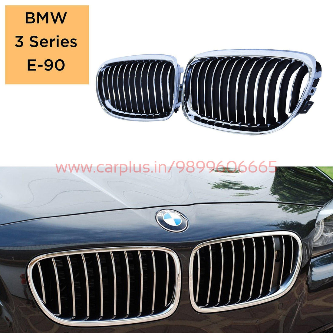 KMH Front Grill for BMW 3 Series E90 – CARPLUS