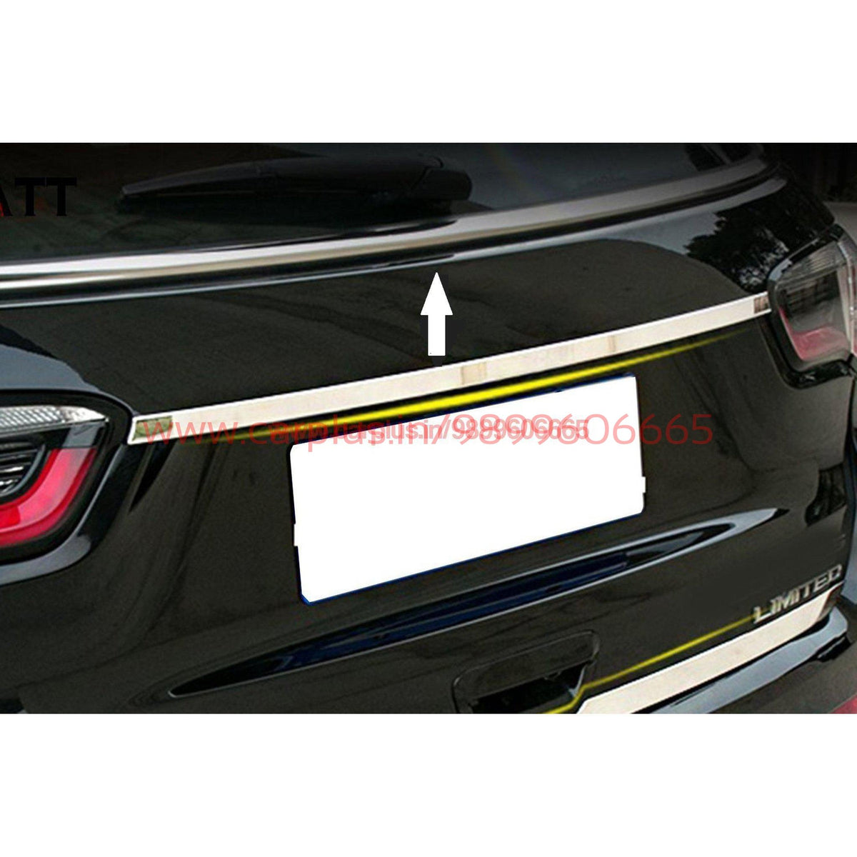 KMH Rear Window Garnish for Jeep Compass (1st GEN, 2017, 1Pc) – CARPLUS