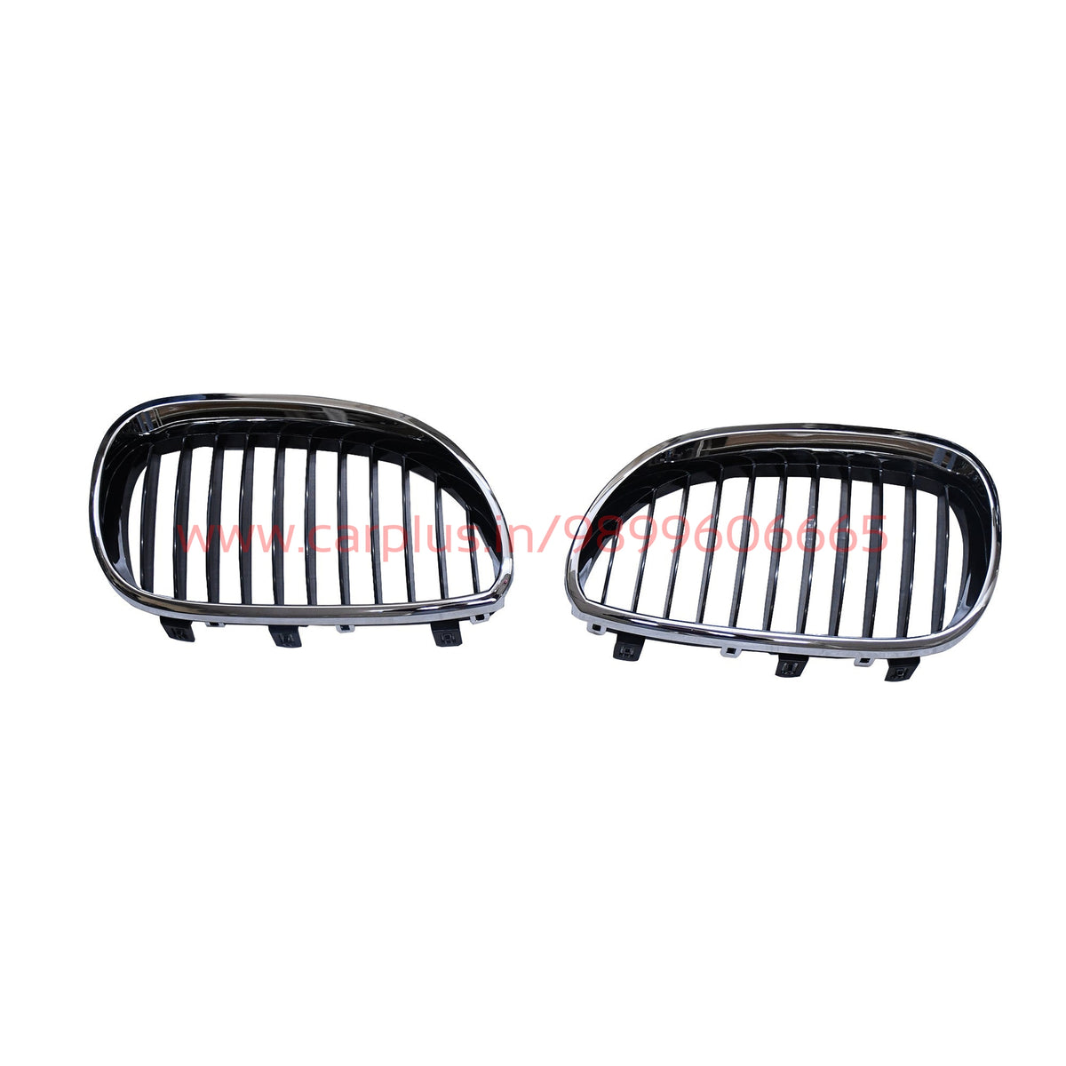 KMH Replacement Grill BMW 5 Series E60 (Outer Chrome With Black Fins ...