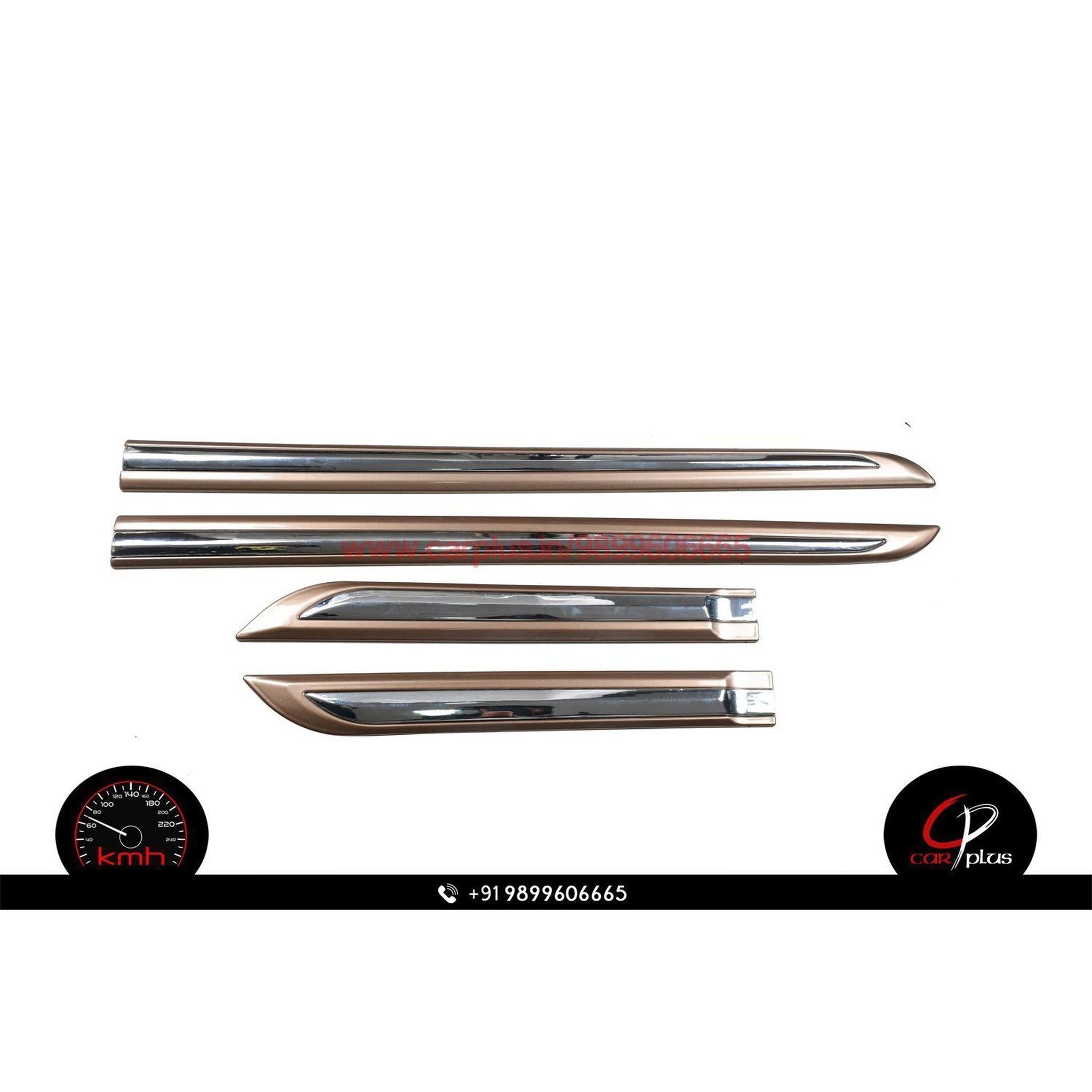 KMH Side Beading For Maruti Suzuki Swift Dzire (3rd GEN, Brown) – CARPLUS